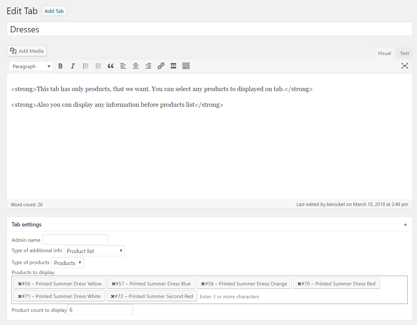 How to work with product tabs? - BeRocket Blog